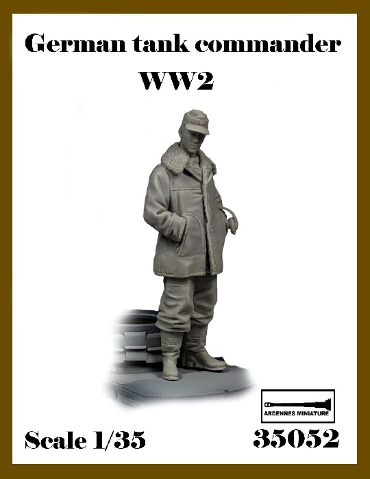 GERMAN TANK COMMANDER WW2 35052 :: Ardennes Miniature