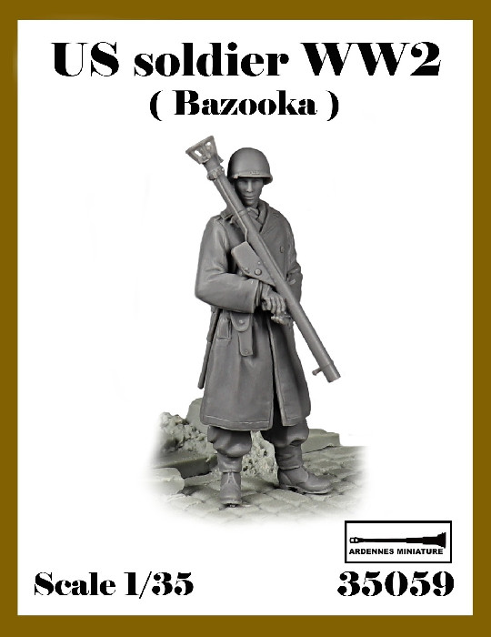US SOLDIER WW2 (BAZOOKA) 35059 :: Ardennes Miniature