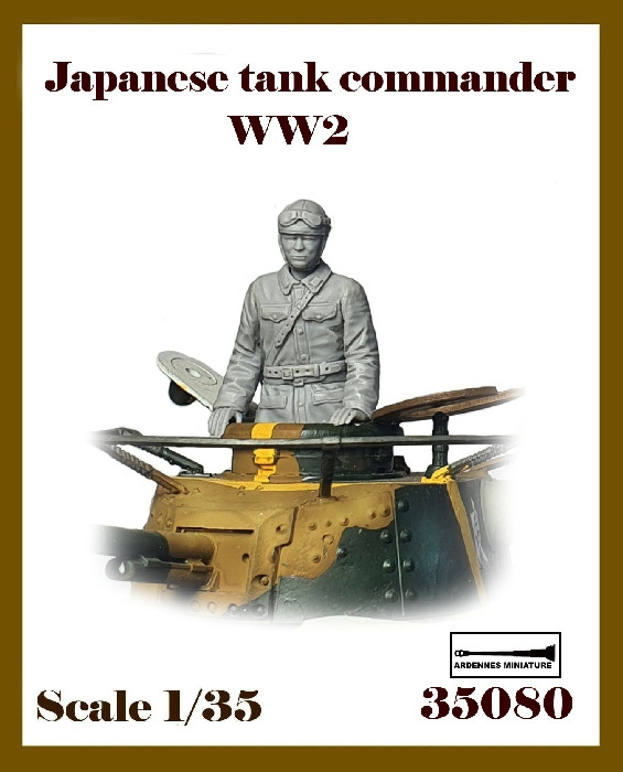 JAPANESE TANK COMMANDER WW2 35080 :: Ardennes Miniature