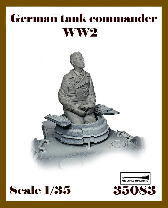 GERMAN TANK COMMANDER WW2 35083 :: Ardennes Miniature