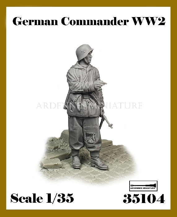 GERMAN COMMANDER WW2 35104 :: Ardennes Miniature
